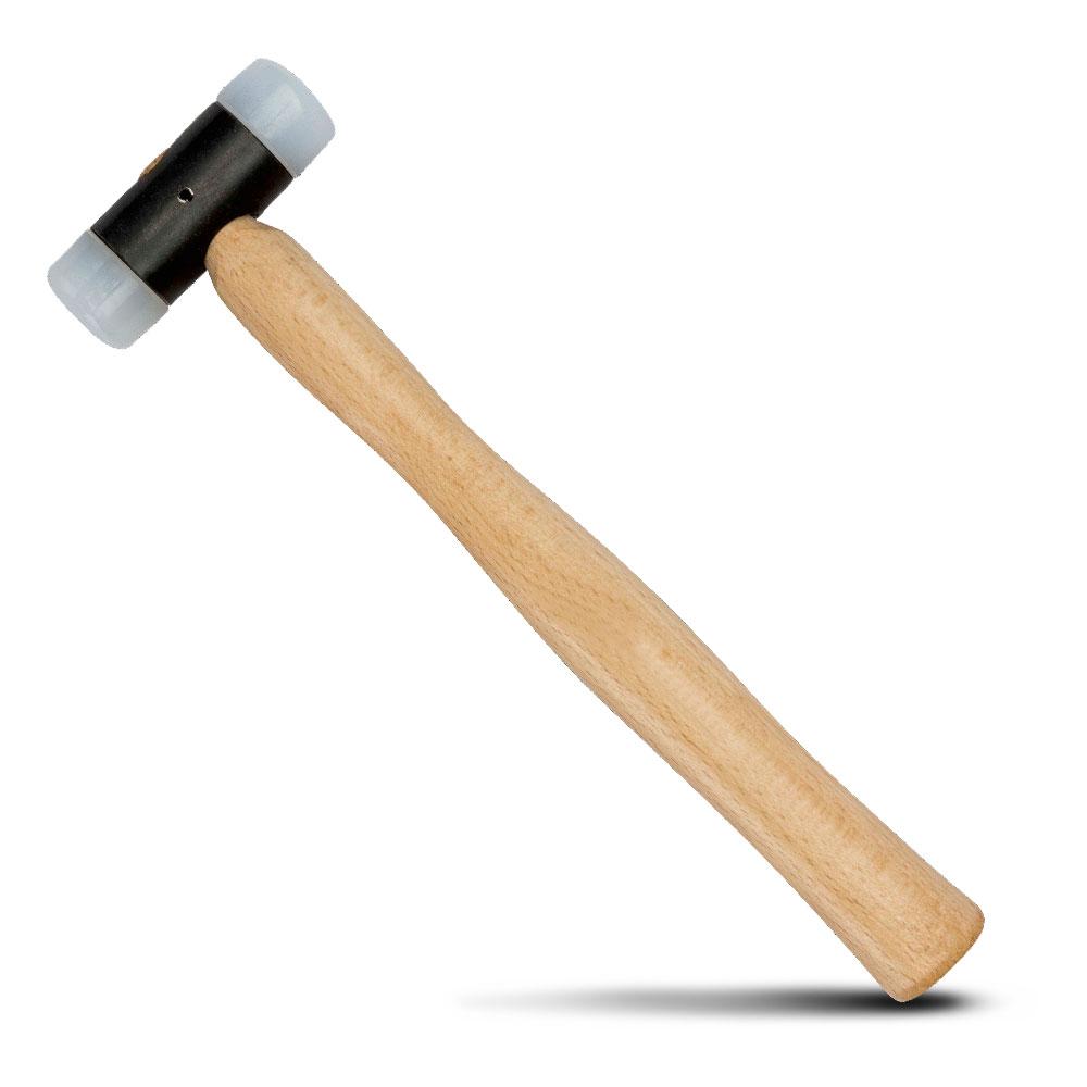 Bahco 3625W-44 44mm Nylon Tip Mallet with Wooden Handle