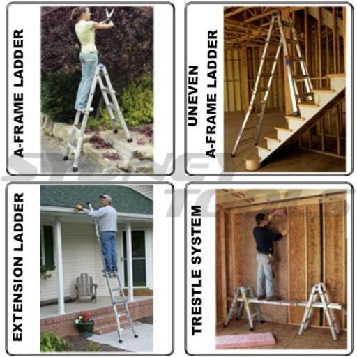 Climbrite AA92404C Multi Fold Ladder 1.2-m - 4.5m