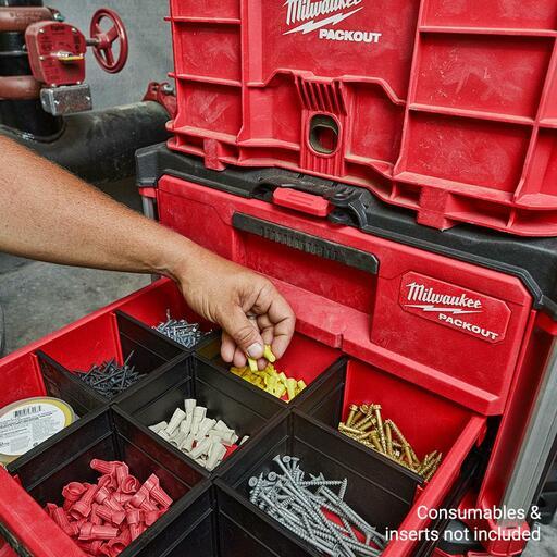 Milwaukee 48228442 PACKOUT 2 Drawer Tool Box