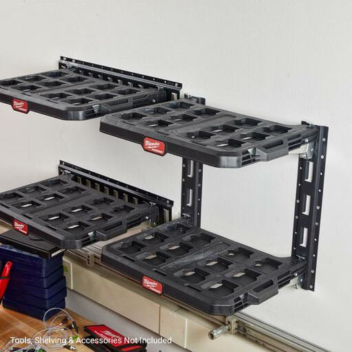 Milwaukee 48228482 2-Pack Vertical E-Track Rails suits PACKOUT Racking ...
