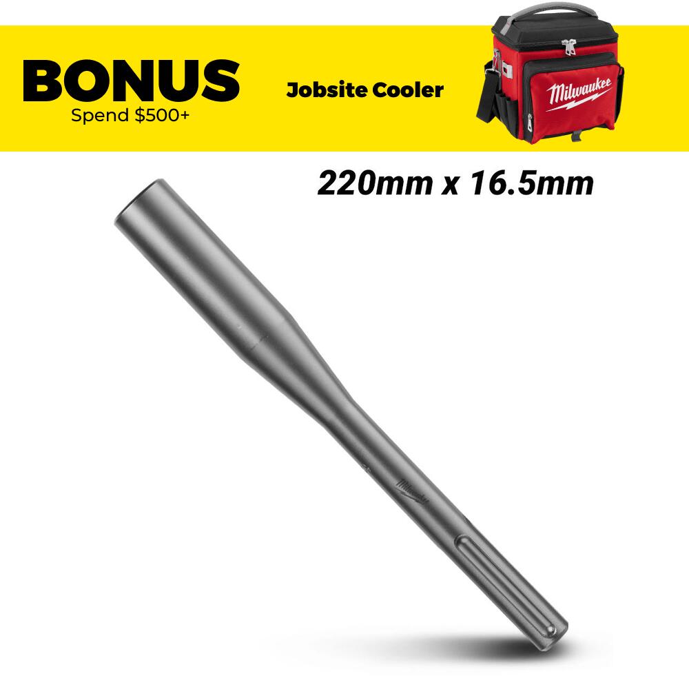 Milwaukee 4932451355 220mm x 16.5mm SDS MAX Ground Rod Driver