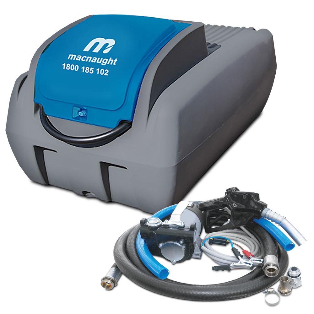 Macnaught MDT800L 800L Diesel Tank with High Flow 12V Pump Kit