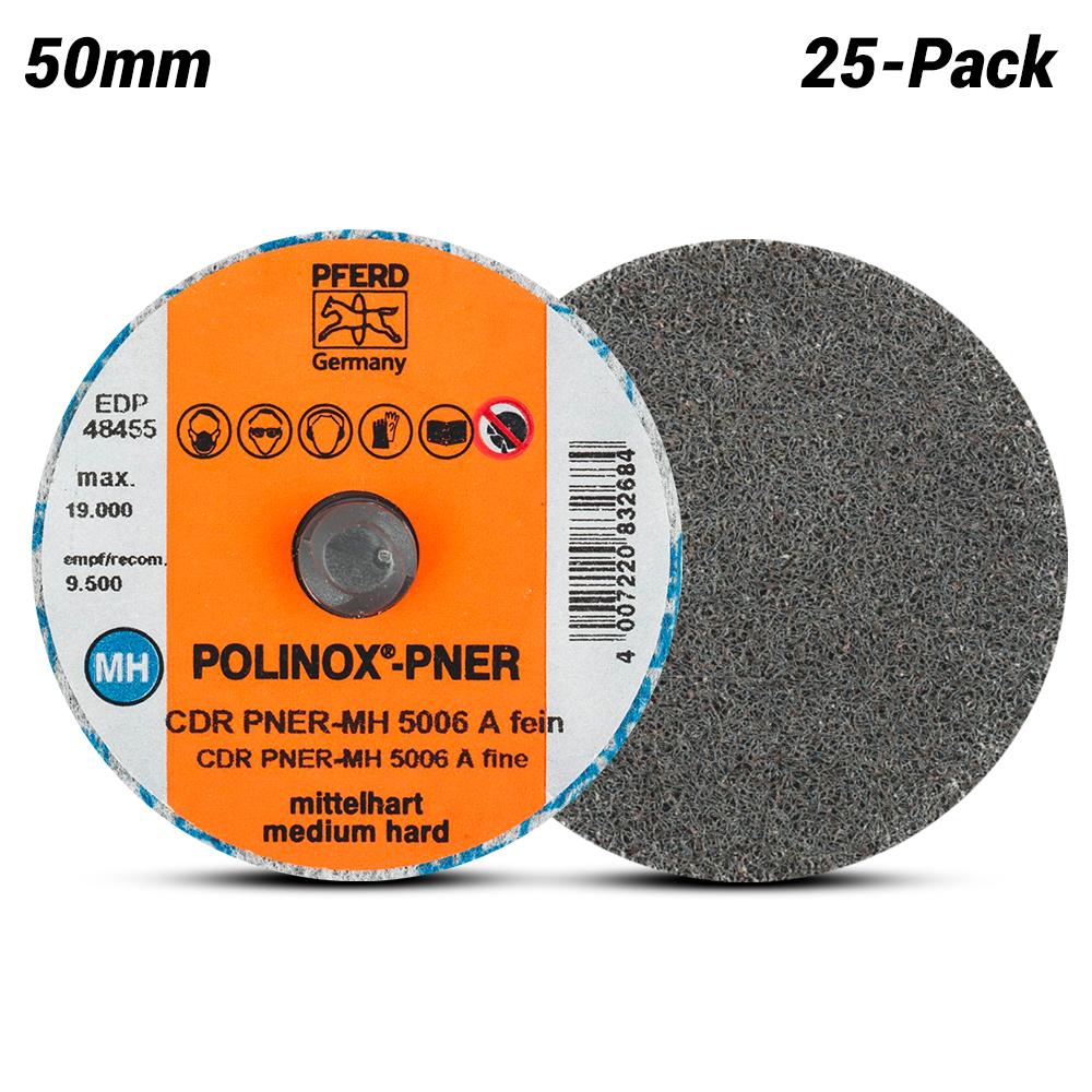 PFERD 42779102 25-pack 50mm (2") CombiDisc Medium-Hard Non Woven ...