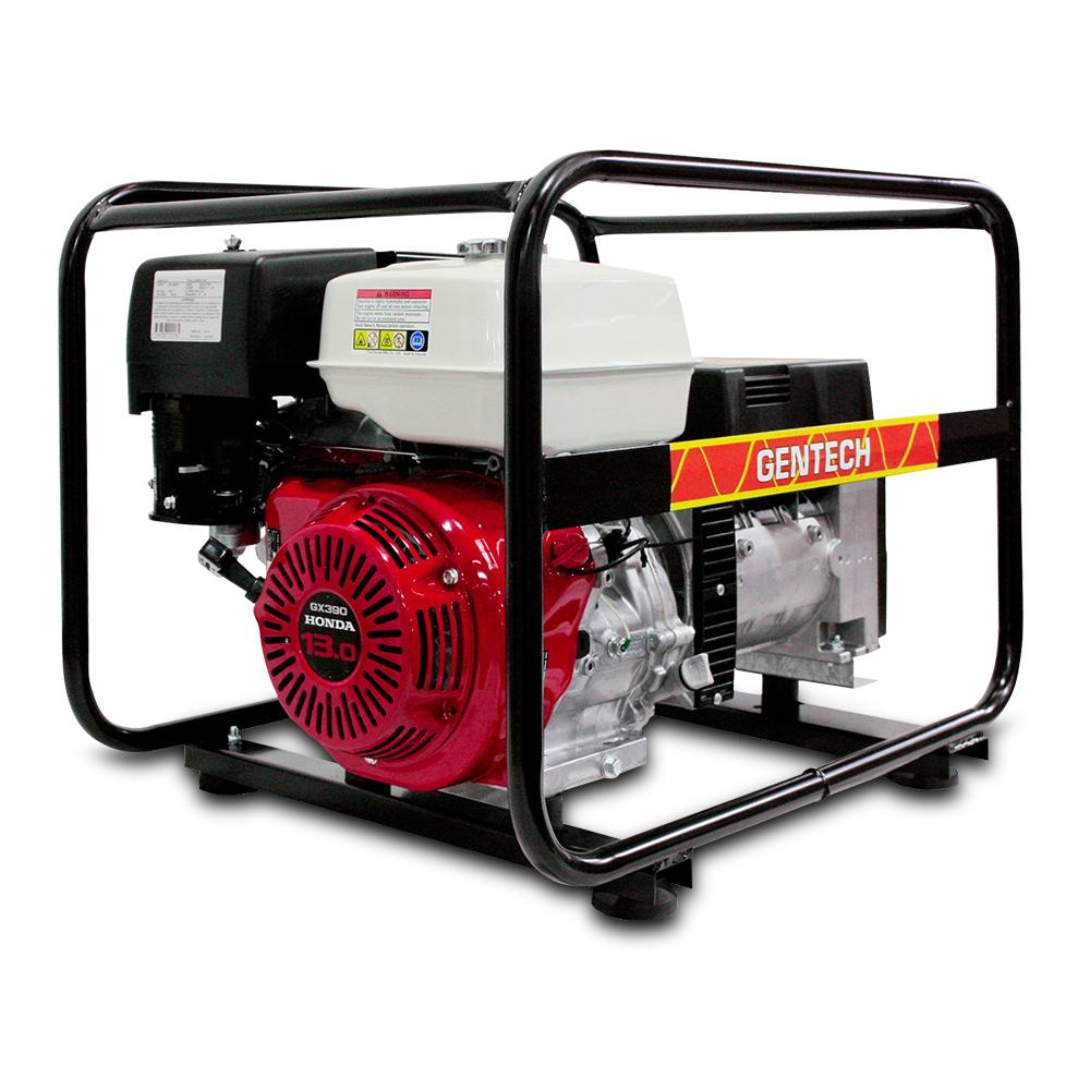 Gentech EP8000HSRE 8kVA Single Phase Electric Start Petrol Generator ...