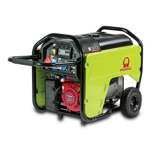 Pramac S5000 (PD412SH2Z08) 5.3kVA Single Phase Electric Start Petrol ...