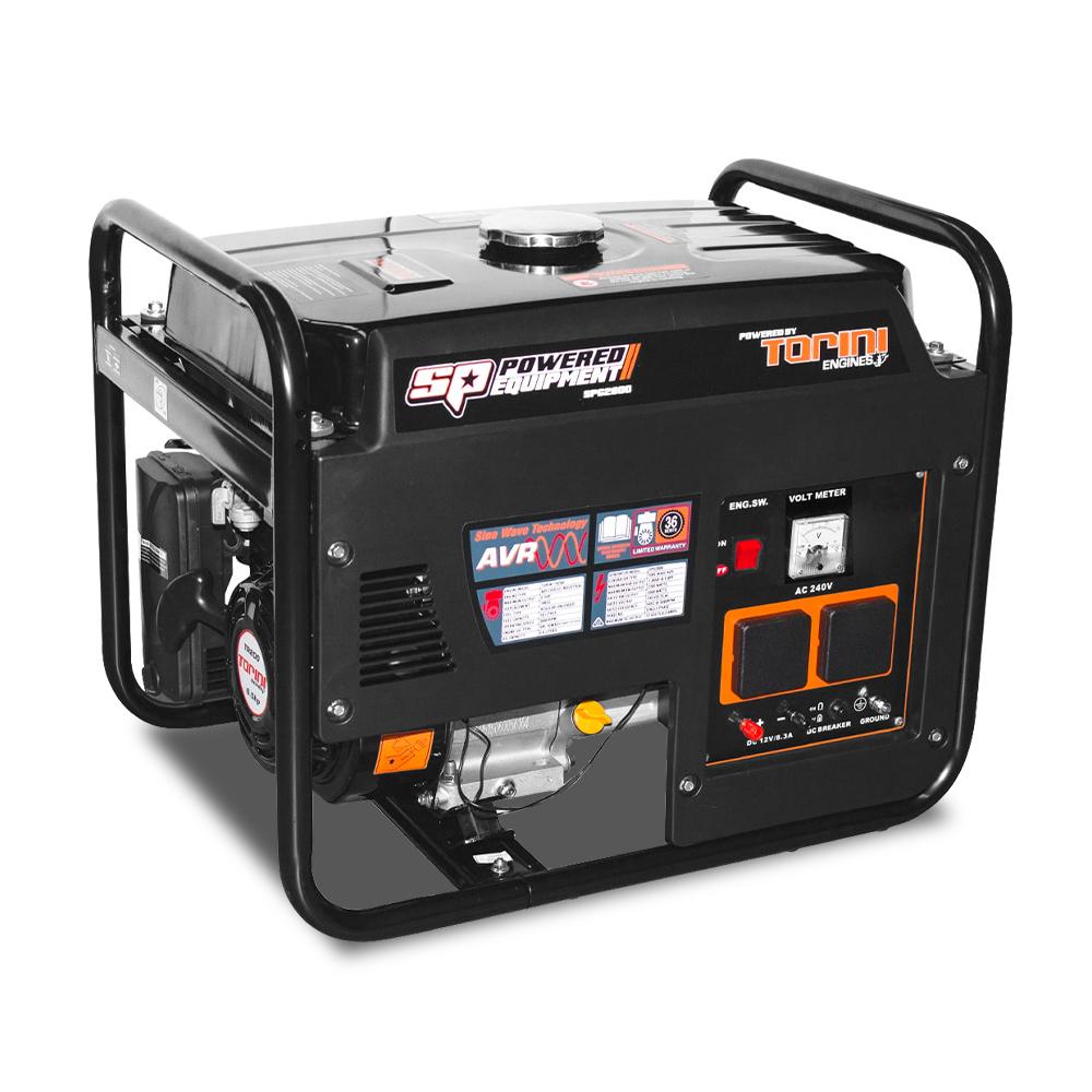 SP Tools SPG2800 2.8kVA 6.5HP AVR Recoil Start Petrol Generator ...
