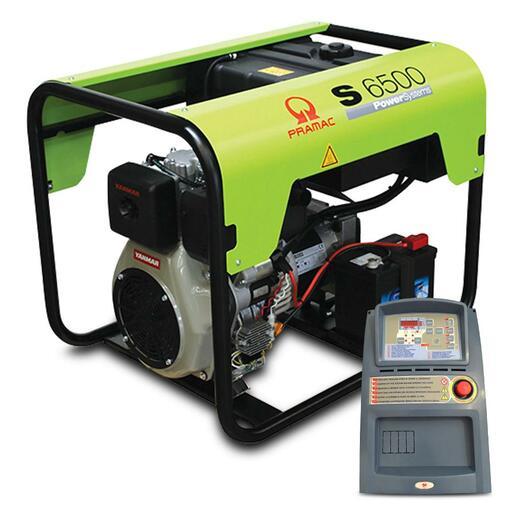 Pramac S6500 + PY000A0000S 5.9kVA Single Phase Electric Start Diesel ...