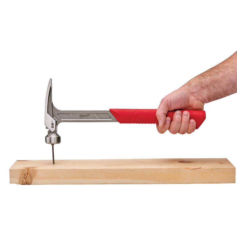 Milwaukee 48229022 22oz Milled Face Framing Hammer