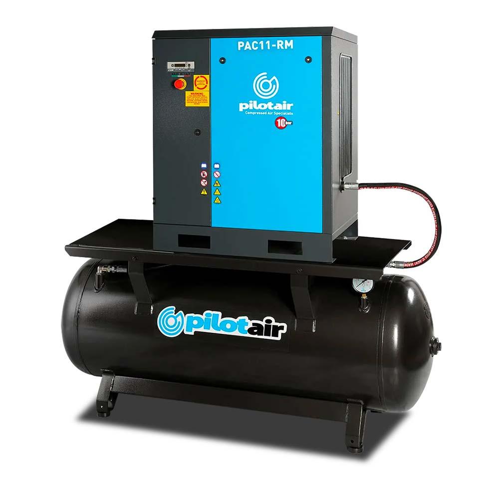 Pilot Air PAC 11-RM 11kW Fixed Speed Rotary Screw Mounted Compressor ...