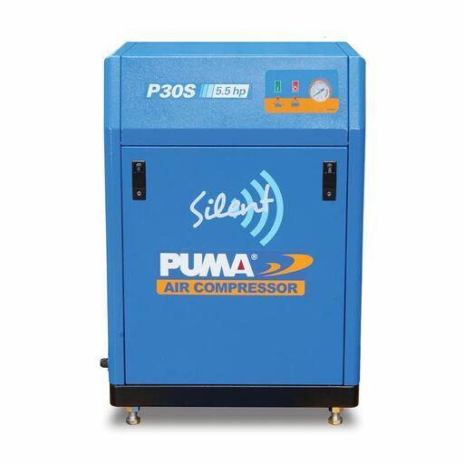 PUMA Air Compressor PU P30S 415V 5.5HP 810RPM Silent Reciprocating ...