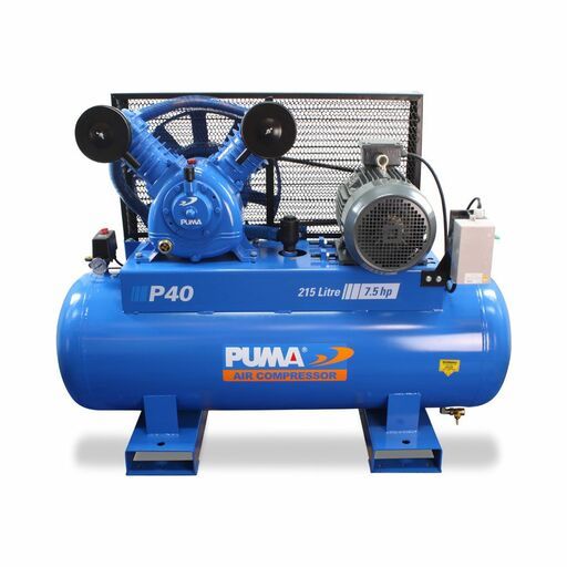 PUMA Air Compressor PU P40 415V 7.5HP 810RPM Electric Motor Air Compressor