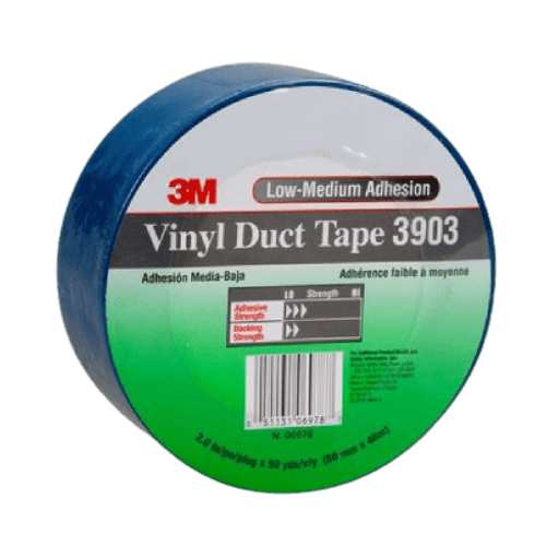 3M 70007506895 (3903) 3M™ Vinyl Duct Tape 3903 Blue, 50mm x 45m
