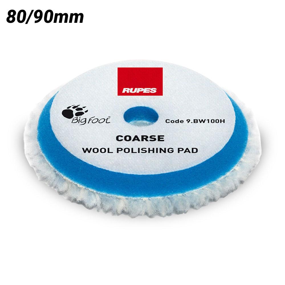 Rupes 9.BW100H/1 80/90mm Big Foot Blue Coarse Wool Polishing Pad