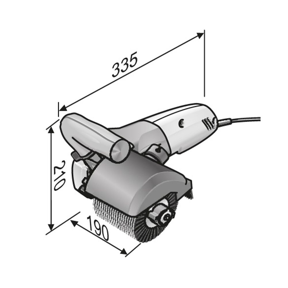 Flex BBE14-3-110 (512389) 1400W 120mm (5") TRINOXFLEX Burnishing Machine