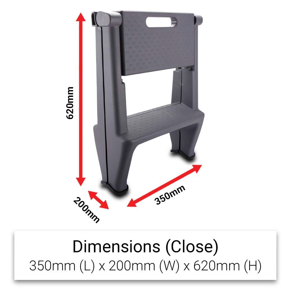 Climbrite CHSL2 150kg 2-Step HandiStep Ladder