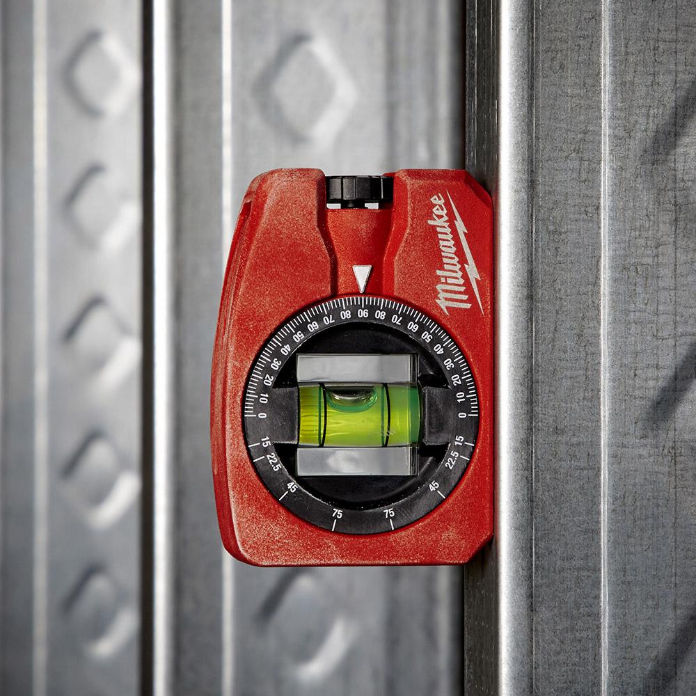 Milwaukee 48225102 360° Magnetic Compact Pocket Level