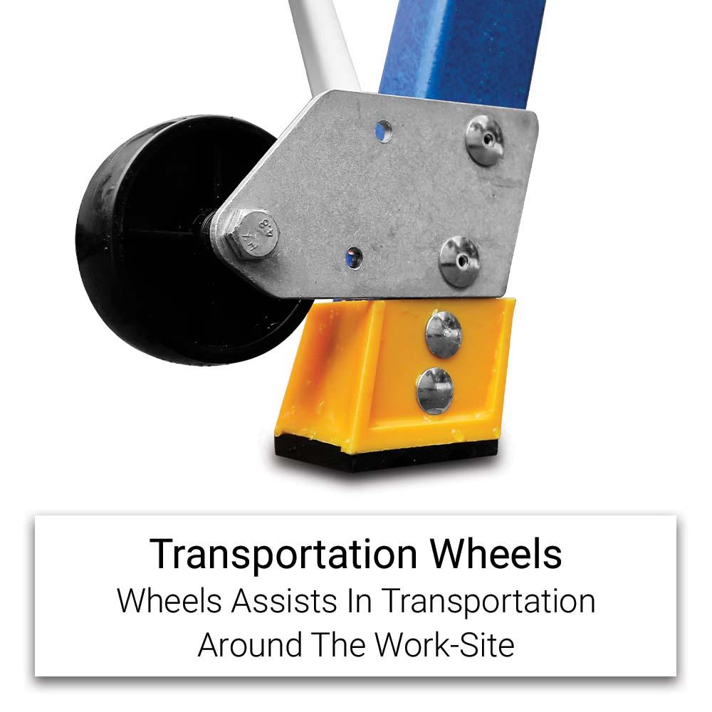 Climbrite CFPL4 4-Step 150kg Fibreglass Safety Gate Platform Ladder