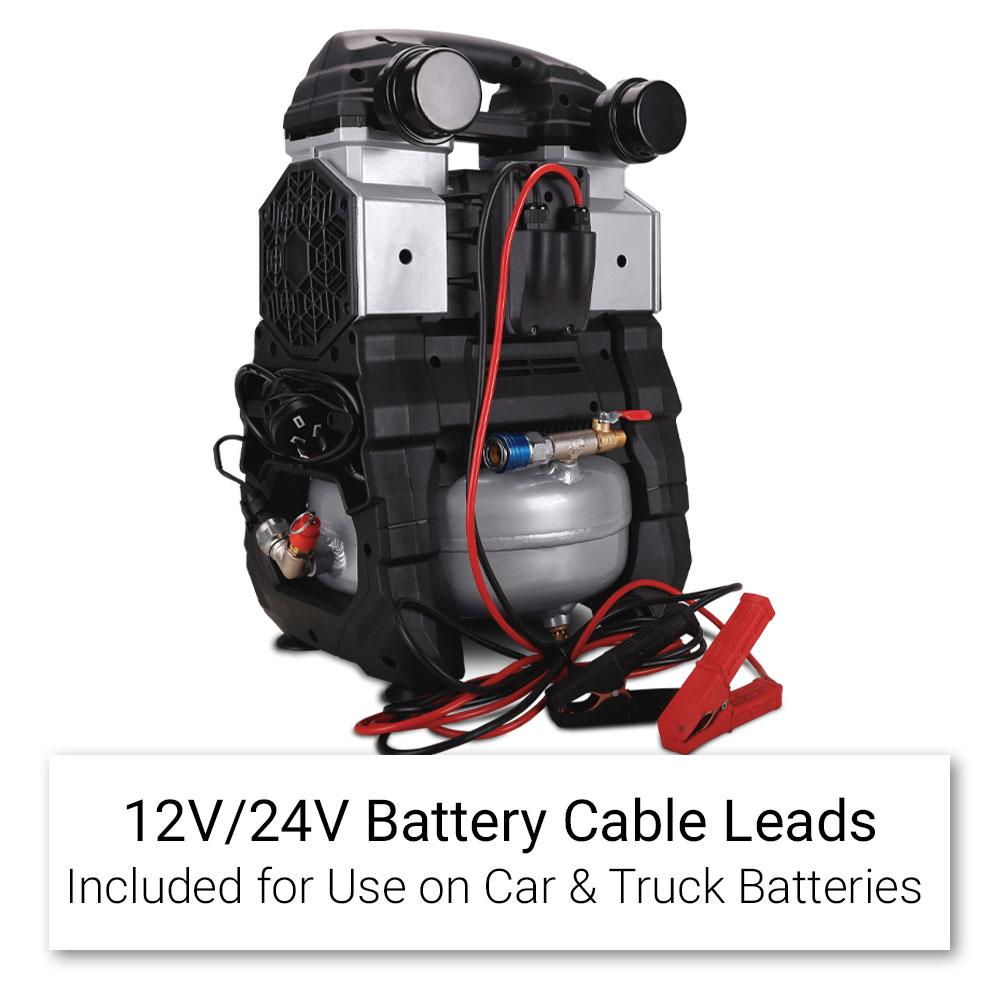 Chicago Air HUSHACDC 18V Li-ion 5L AC/DC Brushless Oil Free Air Compressor