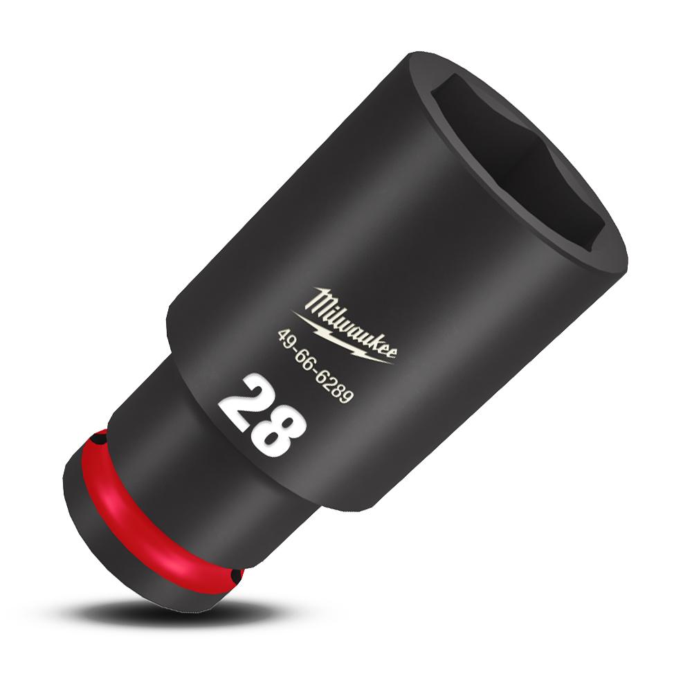Milwaukee 49666289 1/2" Drive 28mm Metric Shockwave 6 Point Deep Impact ...