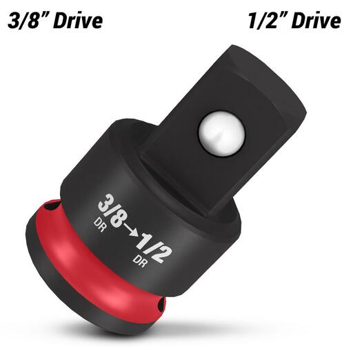 Milwaukee 49666723 3/8" Drive - 1/2" Drive Shockwave Impact Socket Adaptor
