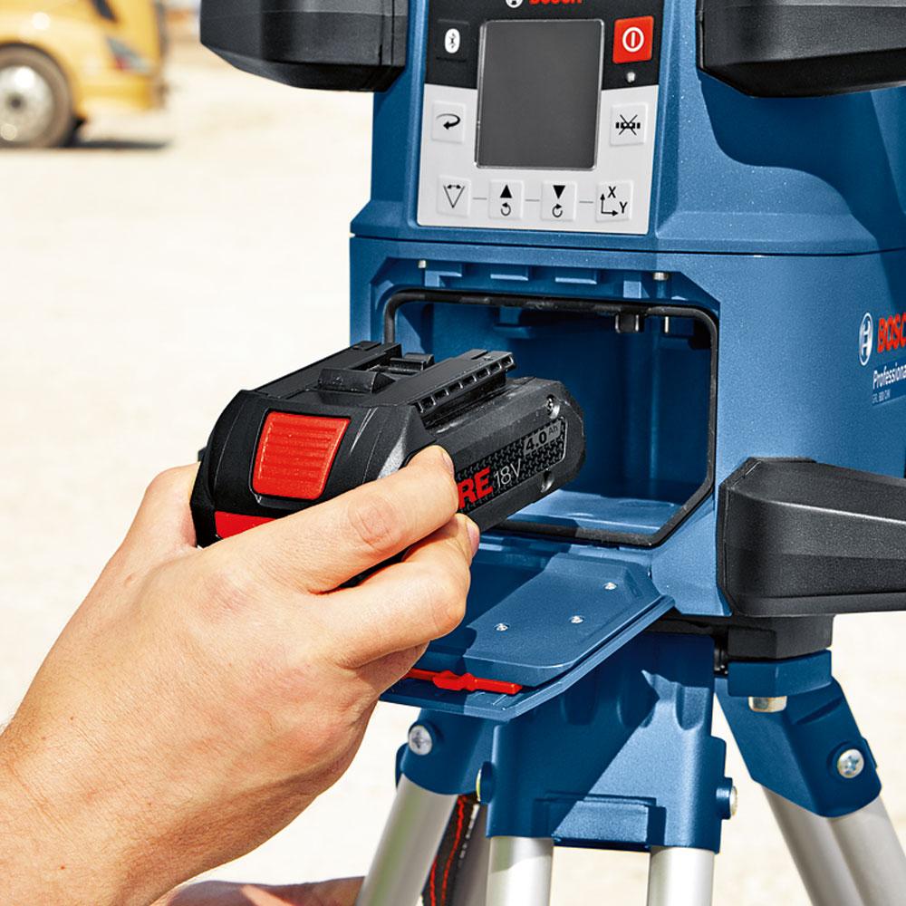 Bosch GRL 600 CHV (0.601.061.F40) 18V Li-ion Cordless Red Beam Rotary ...
