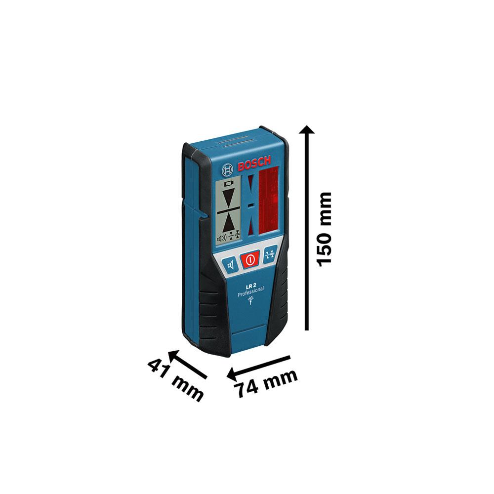 Bosch LR 2 (0.601.069.100) 9V Cordless High Performance Red Beam Laser ...