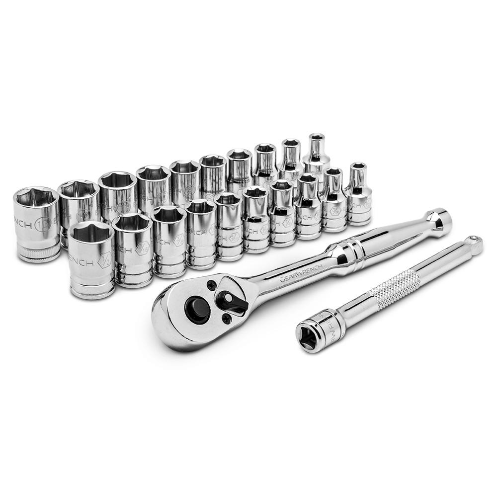 GEARWRENCH 8800A 22pce 1/4" Drive 6 Point Metric/SAE Socket Set