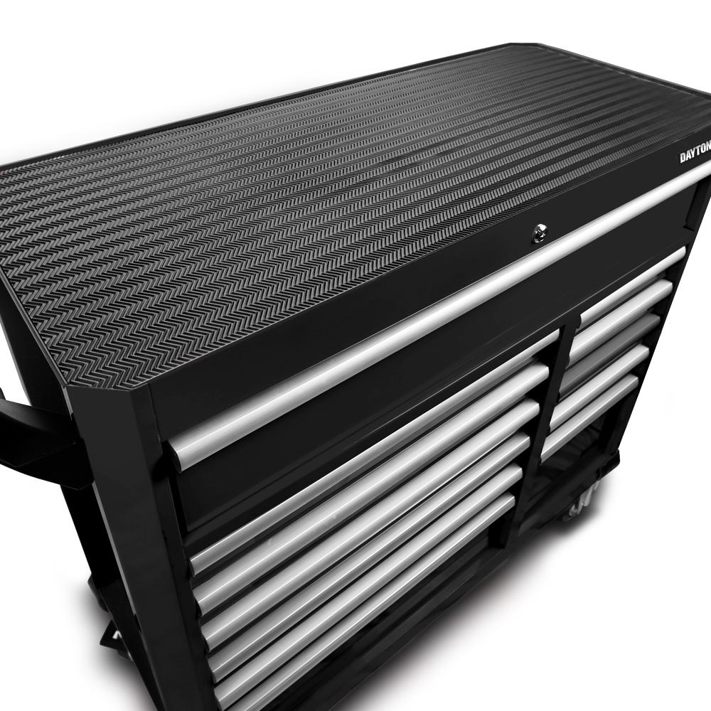 Daytona DB43B 43" 12 Drawer Black Tool Box Roller Cabinet