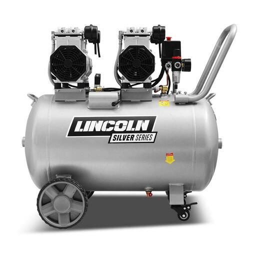 Lincoln LCS100 2200W 3.0HP 100L Silver Series Oil Free Silent Air ...