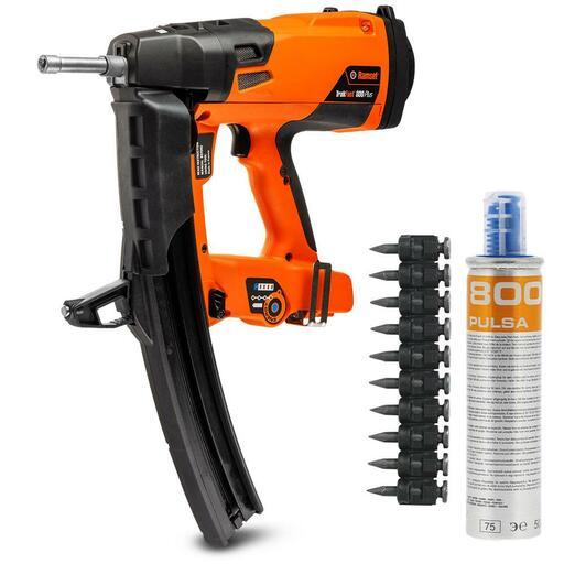 Ramset TF800PLUSKIT TrakFast 800 PLUS Gas Fastener Tool with 1000 Pins ...