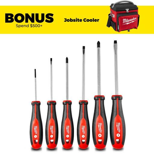 Milwaukee 4932471807 6pce Tri-Lobe Screwdriver Set