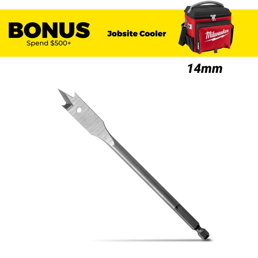 Milwaukee 48270114 14mm Timber Spade Bit