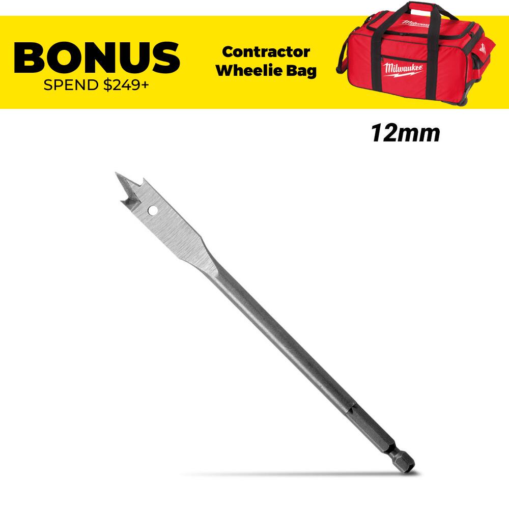 Milwaukee 48270112 12mm Timber Spade Bit