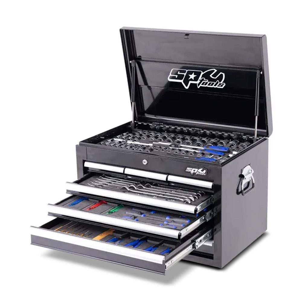 SP Tools SP50121X 218pce 7 Drawer Metric/SAE Heavy Duty Custom Series ...