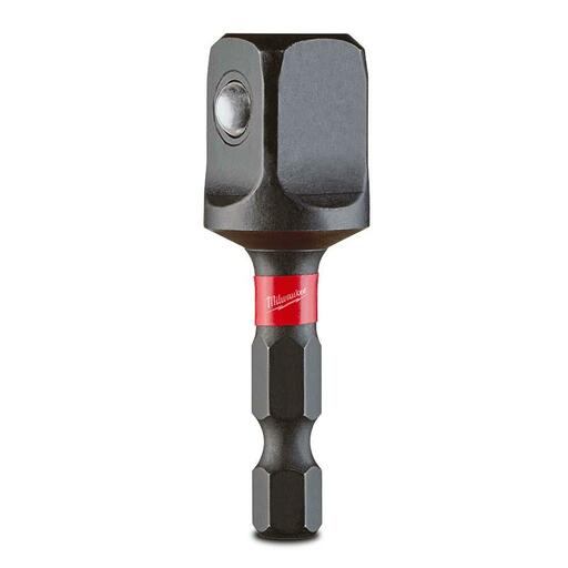 Milwaukee 48325034 1/4" Hex to 1/2" Square Shockwave Power Bit Socket ...