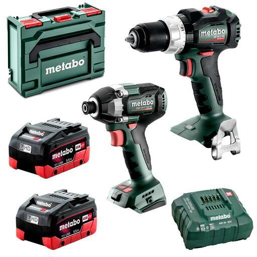 Metabo MET18BL2MB2HD5.5CF (AU68203850) 18V 5.5Ah Li-ion Cordless ...