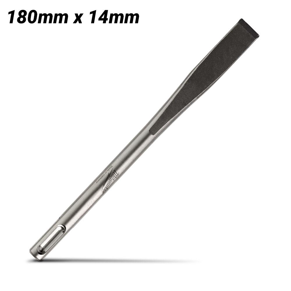 Milwaukee 4932451732 180mm x 14mm SDS Plus Flat Chisel