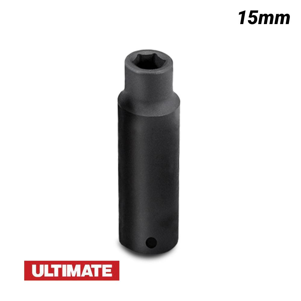 Ultimate Tools 60322015 1/2" Drive 15mm Metric Deep Impact Socket