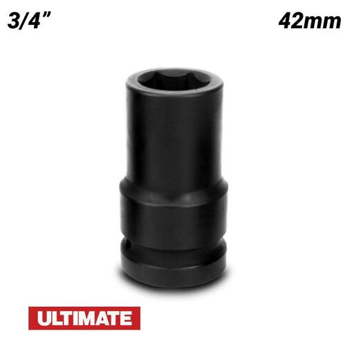 Ultimate Tools 60542042 3/4" Drive 42mm Metric Deep Impact Socket