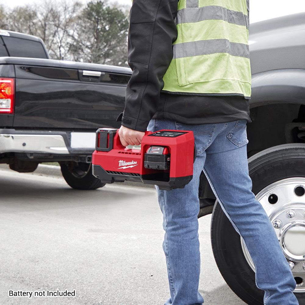 Milwaukee M18BI0 18V Li-ion Cordless Tyre Inflator - Skin Only