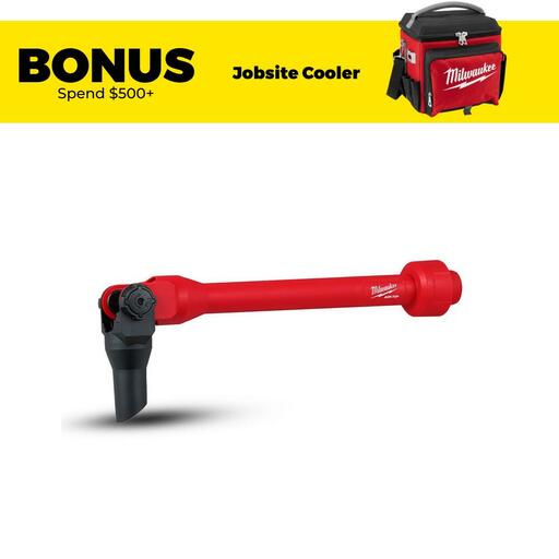 Milwaukee 49902031 AIR-TIP Universal Wet & Dry Pivoting Extension Wand ...
