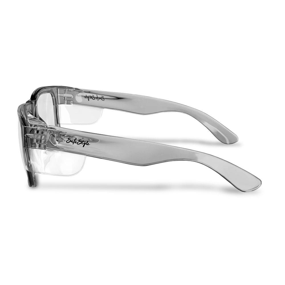 SafeStyle FGC100 Fusions Graphite Frame Clear Lens