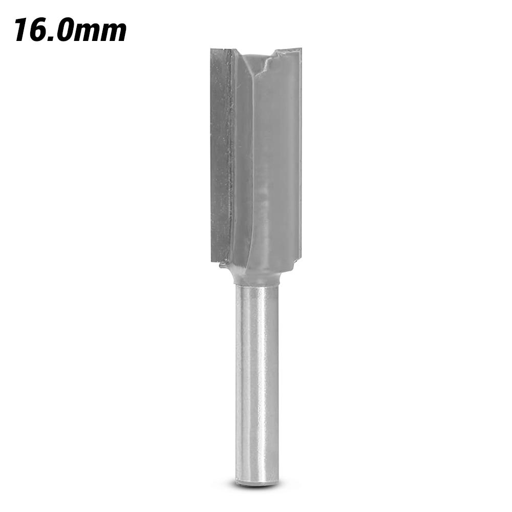 TruaCut TM216 16.0mm 1/4" Shank Straight Double Flute Router Bit