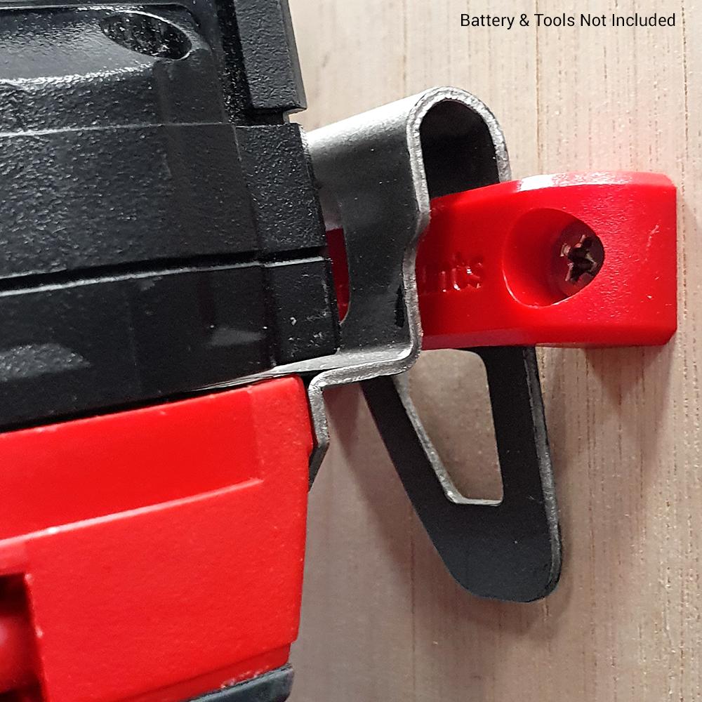 StealthMounts BB-RED-6 6-Pack Universal Bench Belt Mount - Red