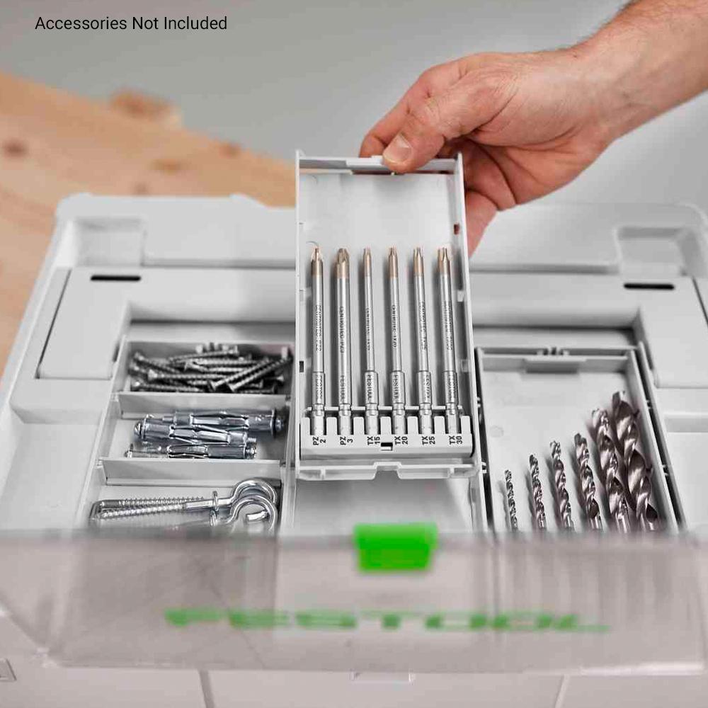 Festool SYS3 DF M 137 (577346) 137mm x 396mm Systainer³ Medium Storage ...