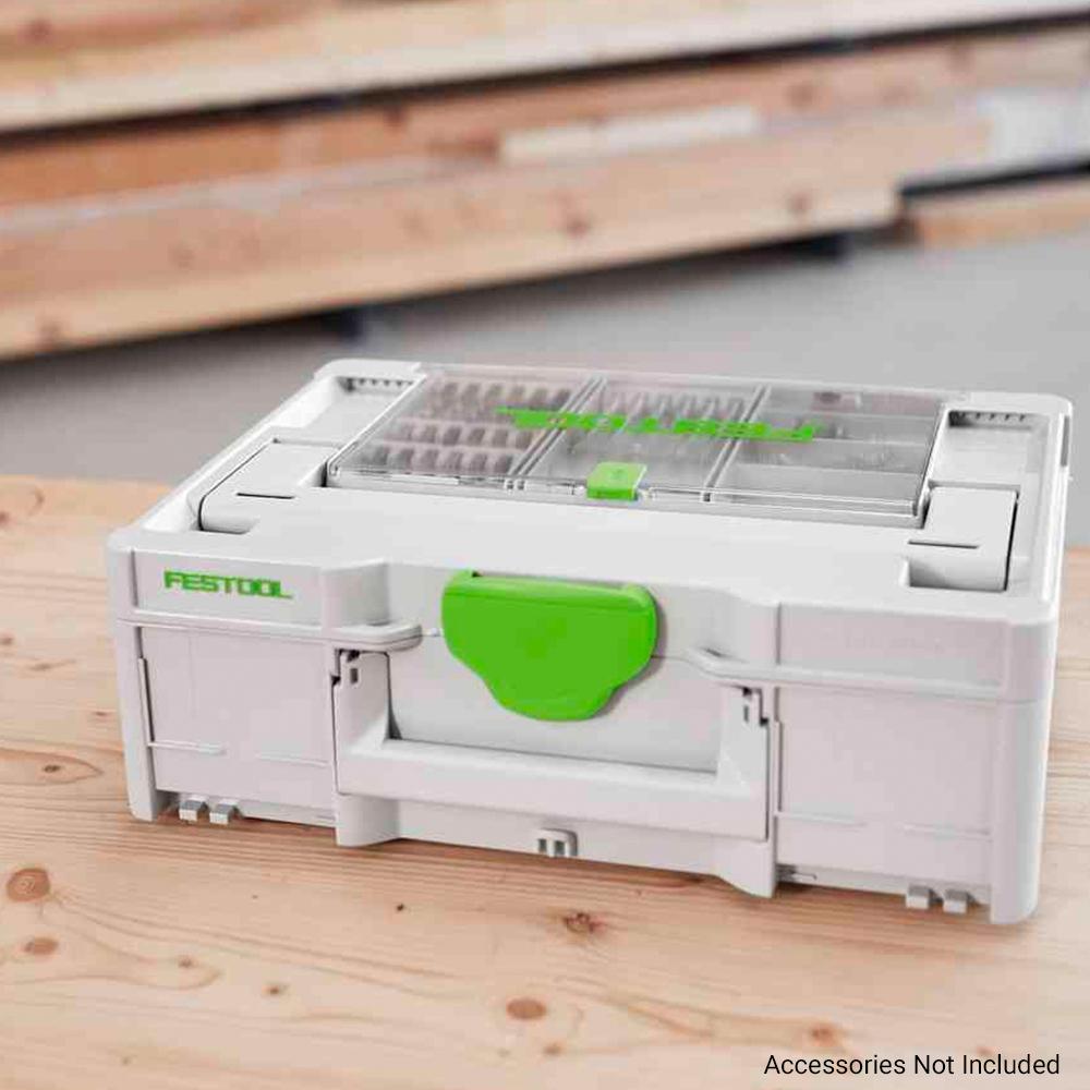 Festool SYS3 DF M 187 (577347) 187mm x 396mm Systainer³ Medium Storage ...