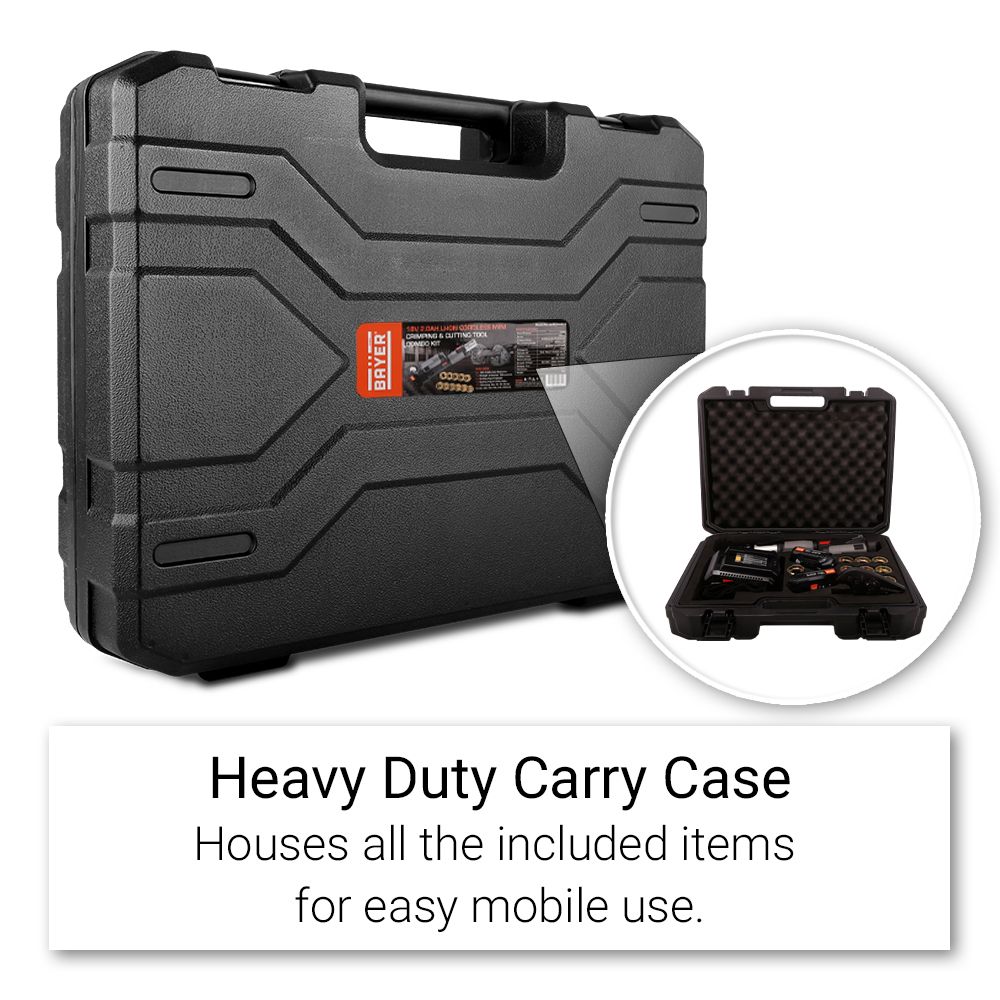 Bayer BCNCMINI18 18V 2.0Ah Li-ion Cordless Crimping & Cutting Tool ...