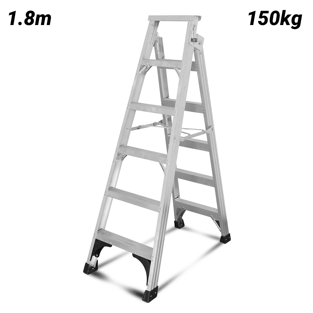 Climbrite CDAL5S 1.8m 5-Step Dual Purpose Aluminium Ladder