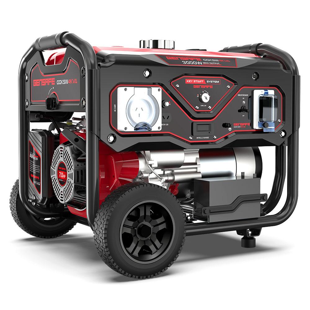 Gensafe GGKSW4KVA 4KVA 3000W Electric Start Petrol Generator