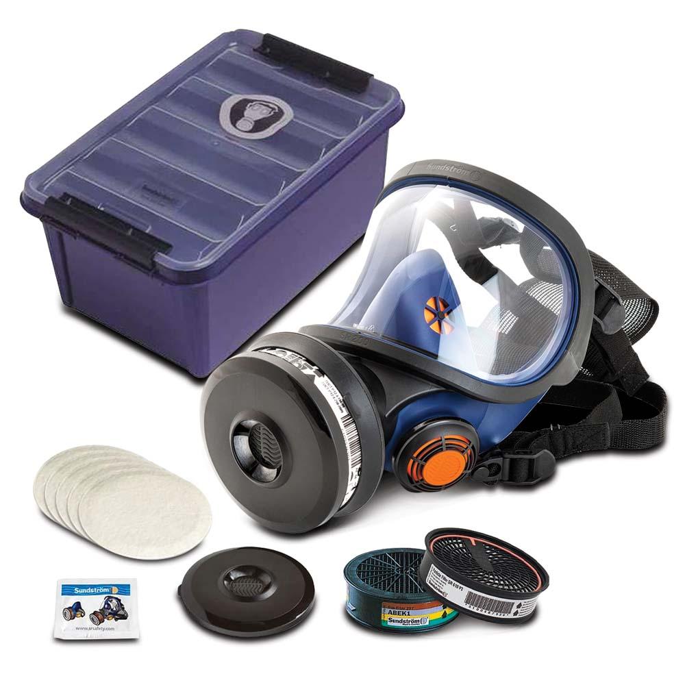 Sundstrom SR200 Kit (171-05947) Full Face Silica & Asbestos Mask Kit